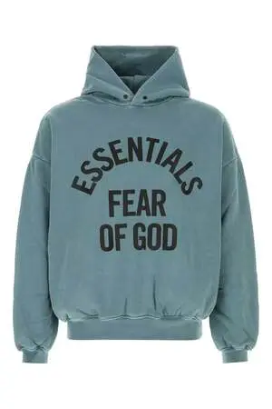 Fear Of God Oversized Cotton Sweatshirt - Light Blue