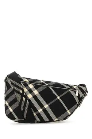 Burberry Embroidered Fabric Shield Mini Crossbody Handbag 38 Cm X 26 Cm X 18 Cm - Printed