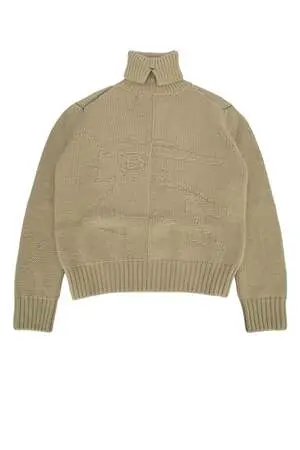 Burberry 100% Cashmere Knit Sweater - Hunter