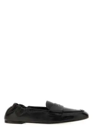 STUART WEITZMAN Bryant Leather Loafers - Black