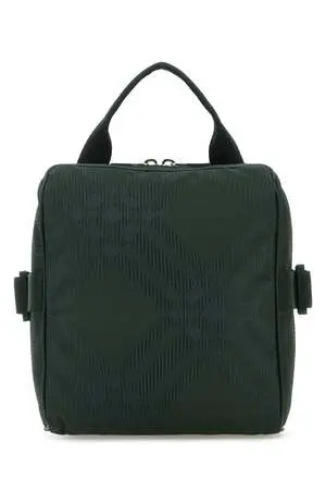 Burberry 20 Cm Bottle Fabric Crossbody Handbag - Green
