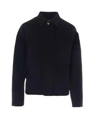 Fabiana Filippi Wool Shirt Jacket With Patch Pockets