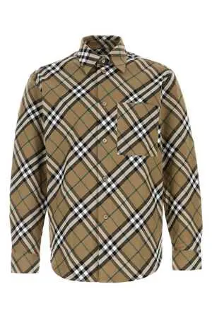 Burberry Embroidered Oxford Shirt - Checked