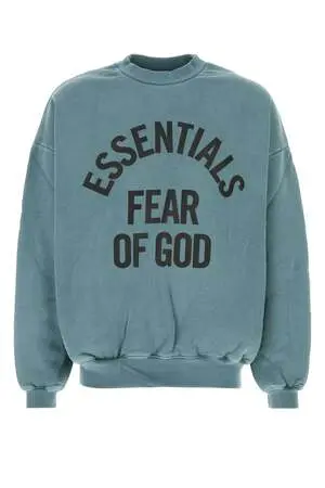 Fear Of God Oversize Cotton Sweatshirt - Blue