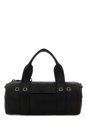 Prada Route Leather Handbag, 25cm - Black