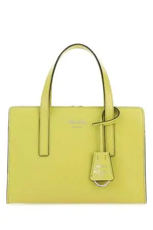Prada Leather Re-edition 1995 Handbag, 22 Cm X 15 Cm X 7.5 Cm - Green