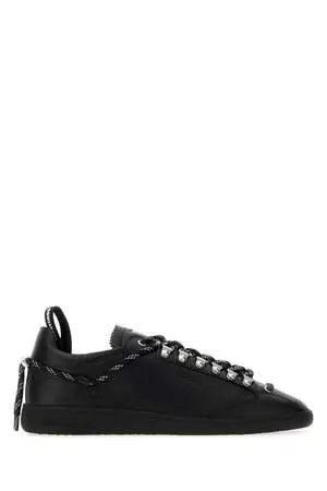Dsquared2 Nappa Leather Rebels Sneaker For - Black
