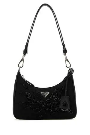 Prada Re-nylon Re-edition Mini Shoulder Handbag - Black