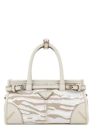 Prada Prada Printed Canvas Mini Bonnie Handbag Printed