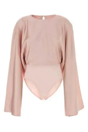 Norma Kamali Satin Bodysuit