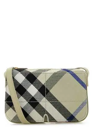 Burberry Burberry Embroidered Mini Snip Crossbody Handbag Printed