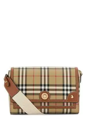 Burberry Mini Printed Canvas Crossbody Handbag