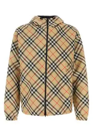 Burberry Embroidered Reversible Checkered Jacket