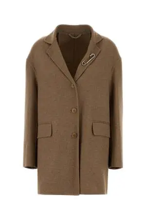 Ermanno Scervino Wool-blend Blazer - Camel