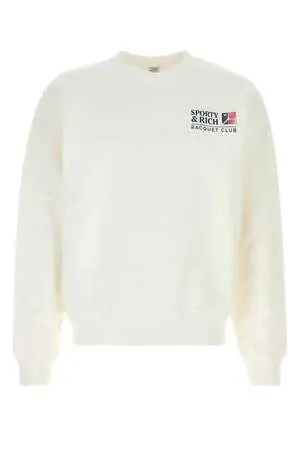 SPORTY & RICH Premium Cotton Sweatshirt For - White
