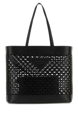 PRADA Prada Leather Shopping Handbag With Short Handle