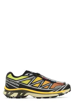 SALOMON Fabric & Rubber Xt-6 Sneaker - Multicoloured