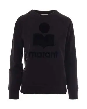 MARANT ETOILE Logo Graphic Crewneck Sweatshirt