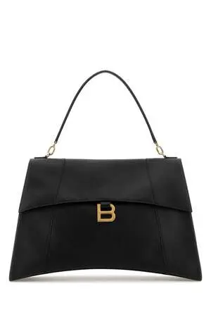 Balenciaga Leather Large Hourglass Soft Handbag