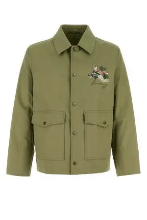 Burberry Embroidered Cotton Jacket