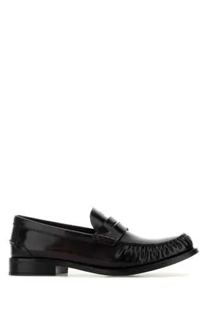 PRADA Prada Women's Calf Leather Loafers With Rubber Sole