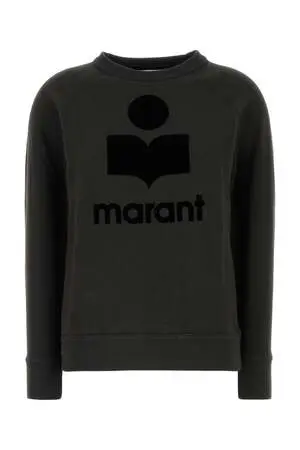 Isabel Marant Étoile Millyny Cotton-blend Sweatshirt - Black