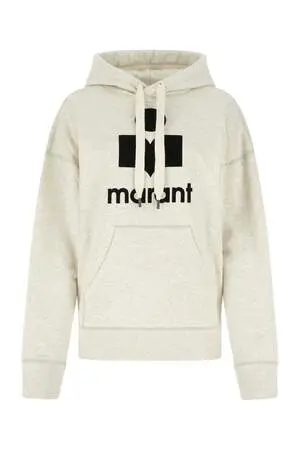 Isabel Marant Étoile Mansel Melange Cotton-blend Sweatshirt - White