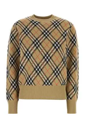 Burberry Embroidered Wool-blend Sweater