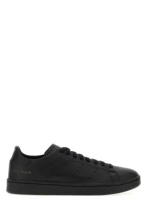 Y-3 YOHJI YAMAMOTO ADIDAS Leather Stan Smith Sneaker - Black