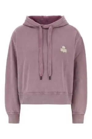 Isabel Marant Étoile Salmy Cotton Blend Hoodie - Purple