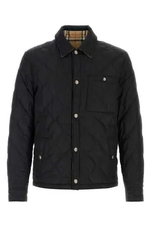 Burberry Reversible Nylon Jacket With Cotton Lining - Black