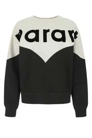 Isabel Marant Étoile Two-tone Cotton-blend Sweatshirt - Multicoloured