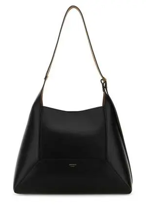 JIMMY CHOO Diamond-pattern Leather Shoulder Handbag, 34 Cm X 26.5 Cm X 14.5 Cm - Black