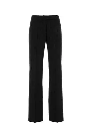 Andamane Embroidered Twill Gladys Pants - Stripped