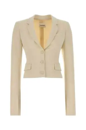 Andamane Zefira Crepe Blazer - Yellow