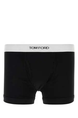 TOM FORD Stretch Cotton Boxer Set For - Black