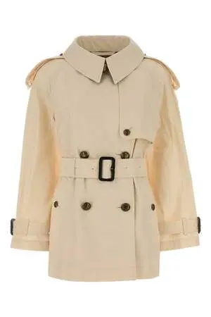 Burberry Cotton Fitzrovia Trench Jacket For - White