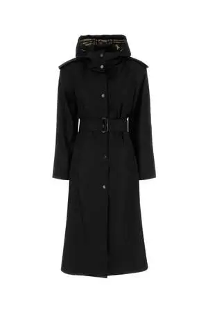 Burberry Nylon Trench Jacket For - Black