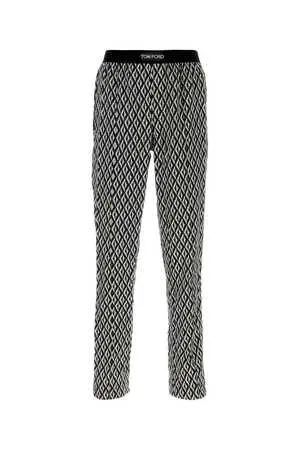 TOM FORD Stretch Satin Pajama Pant For - Printed