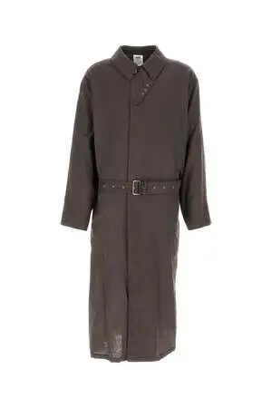 MAGLIANO Cotton Trench Jacket With Sapienza Silhouette - Brown