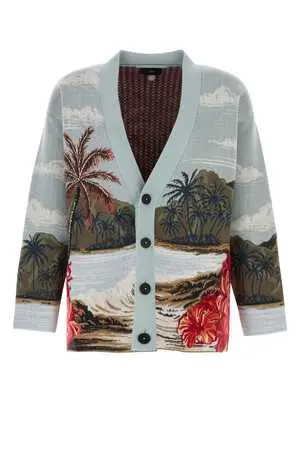 Alanui Embroidered Wool-blend Cardigan