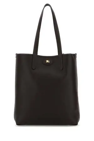 Burberry Leather Bloomsbury Shopping Handbag With 28 Cm Handle - Brown