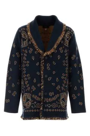 Alanui Embroidered Cashmere Bandana Cardigan - Printed
