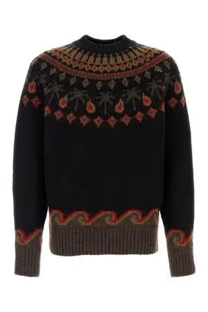 Alanui Embroidered Virgin Wool Sweet Winter Sweater - Printed