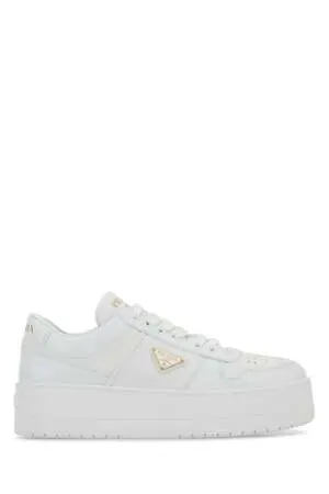 Prada Downtown Platform Sneakers - White