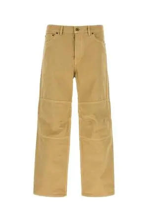 Burberry 100% Cotton Pant - Yellow