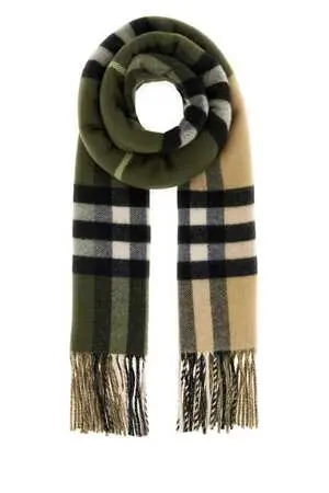 Burberry Embroidered Cashmere Scarf For - Checked
