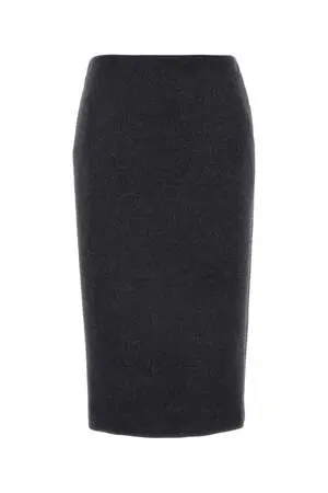 Gucci Wool Blend Skirt - Grey