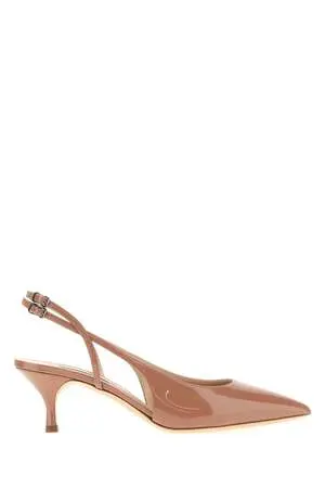 Casadei Antiqued Leather Giulia Pumps
