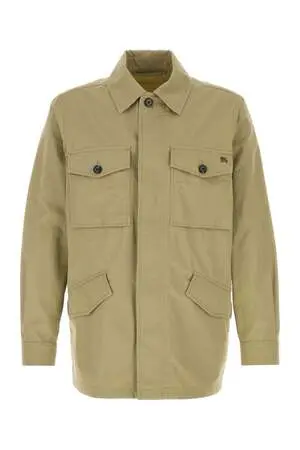 Burberry Bradmore Cotton Overcoat - Green